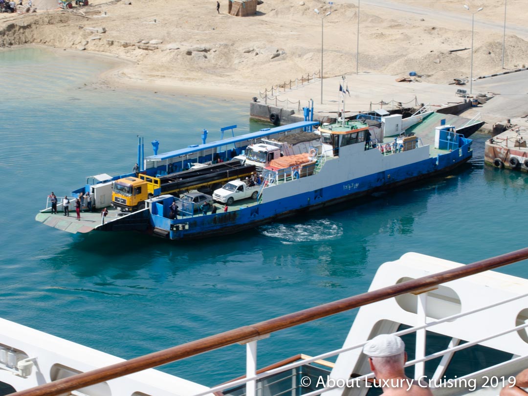 Suez Canal Transit On QM2 | About Luxury Cruising